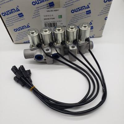 중국 코마츠 PC200-6 PC600-7 PC750-7을 위한 209-60-77240 솔레노이드밸브 조립체 판매용