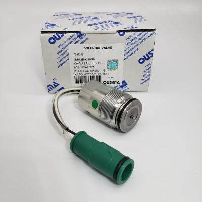 중국 Kobelco SK200-1/3 Kawasaki K3V112용 전기 유압 펌프 솔레노이드 밸브 TDRDE5K-10-40 판매용