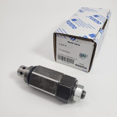 중국 SH280 HD700-5 R200-3/5 R210-5 SH280 R290-3 R300-3/5 SH265를 위한 172-280K652 안전 밸브 조립 판매용