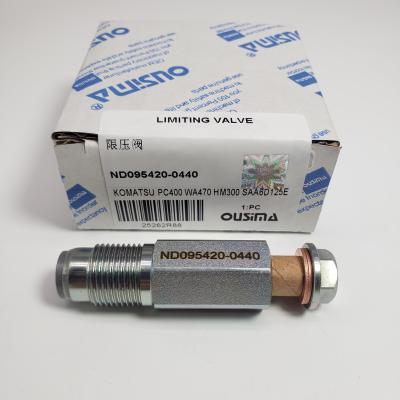 China Limiter Pressure Relief Valve ND095420-0440 For KOMATSU PC400 PC450 WA470 WA480 SAA6D125E for sale
