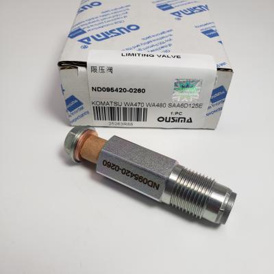 China Fuel Pressure Limiter Valve ND095420-0260 For KOMATSU SAA6D125E WA470 WA480 for sale