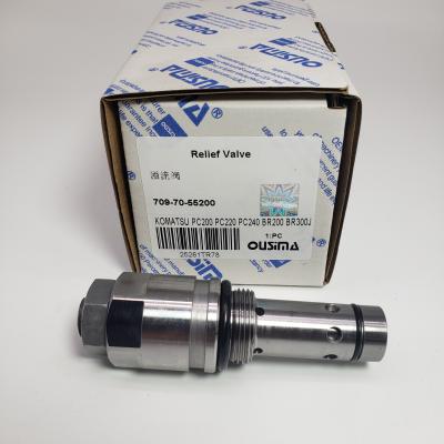 China Main Relief Valve 709-70-55200 For KOMATSU PC200 PC220 BR200 BR300J for sale