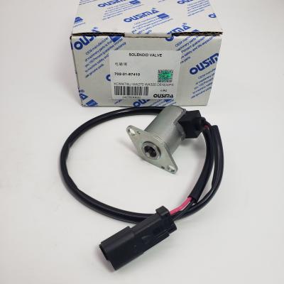 China Ein solenoides Ventil 702-21-57410 für KOMATSU PC220 PC40MR WA250 HM300 zu verkaufen