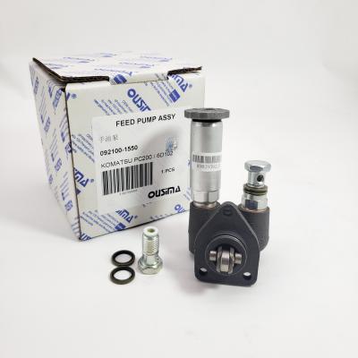 China Feed pump assy Hand oil pump 092100-1550 for PC200/6D102 for sale