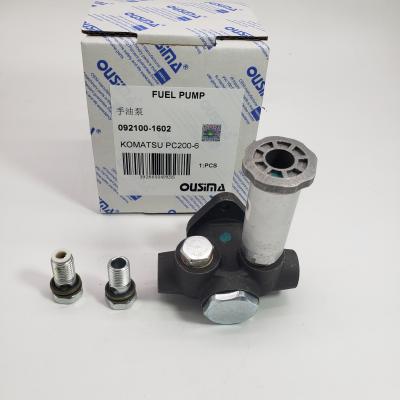 China Feed pump assy Hand oil pump 092100-1602  for PC200-6 for sale
