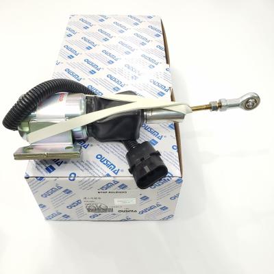 中国 OUSIMA 3932530 24V Diesel Engine Shut Off Solenoid 3932530 Cummins 6BT R220-5 販売のため