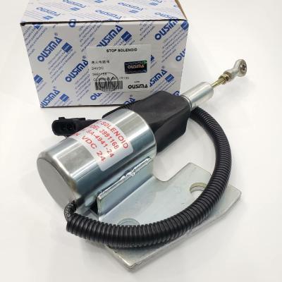 中国 OUSIMA Fuel Shutdown Solenoid Valve 3991168 Stop Solenoid For CUMMINS 4BT R130 販売のため