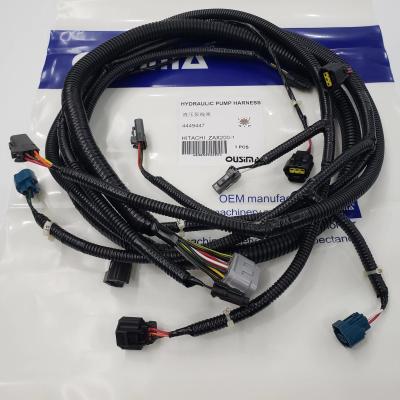 China HITACHI ZAX200-1 Excavator Wiring Harness , 4449447 Hydraulic Pump Wiring for sale