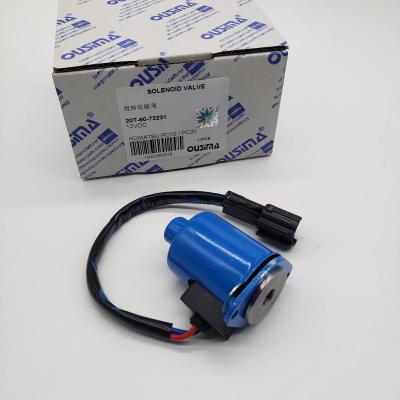 20T-60-72230 12V Excavator Solenoid Valve For Komatsu PC28UG-2 PC50UU-2 PC50UD-2 PC38UU-2 PC28UU-2 PC28UD-2