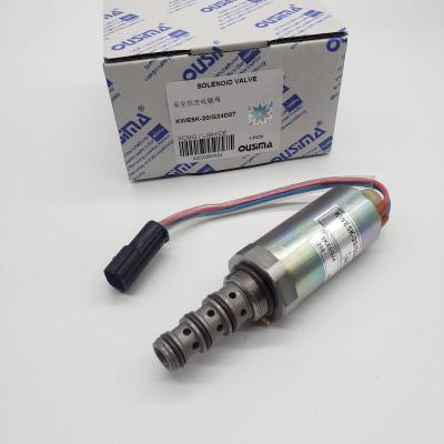 China Excavador Solenoid Valve, válvula KWE5K-20 G24D07 de XCMG de la cerradura de seguridad en venta