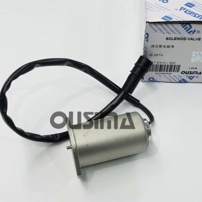 China válvula electromagnética 4I5674 de la pompa hydráulica 4I-5674 para  E312 E320 en venta