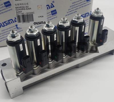 China Grupo eléctrico 6KWE5A-30 G24WRS-626A de la válvula electromagnética de la parte para el excavador de SANY en venta