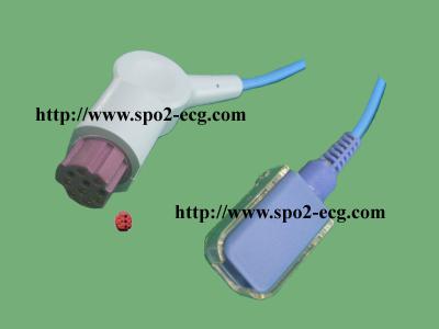 Cina 8 piedi di cavo blu 660/905 - del sensore Spo2 emettitore 2 per adulto/pediatrico in vendita