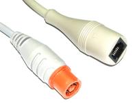 China IBP Transducer Adapter Cables , Disposable Temperature Probe Nylon Plug for sale