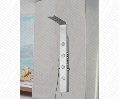 China hot sale brush finish sus304 stainless steel bathroom shower panel for sale
