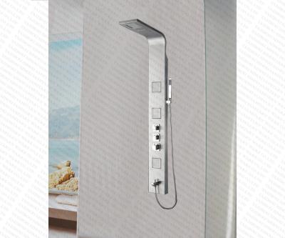 China hot sale brush finish sus304 stainless steel bathroom shower panel for sale