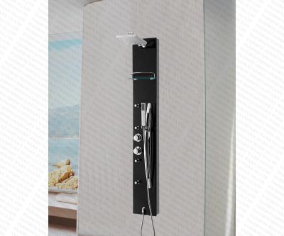 China 6mm thickness white color temper glass bathroom shower panel for sale