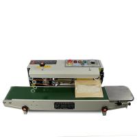China Plastic Packaging Material Nitrogen Sealing Machine with Date Coding 840*380*270mm for sale