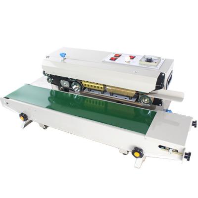 China Plastic Packaging Material Nitrogen Sealing Machine with Date Coding 840*380*270mm for sale