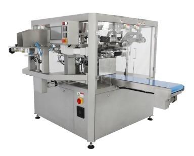 China 20-70 Bags Per Minute Electric Driven Doypack Packing Machine for Popcorn Pasta Oats for sale