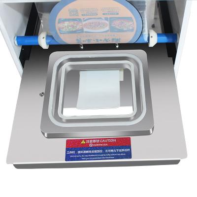 China Industrial Fast Food Box Lunch Tray Sealing Machine with Customizable Hand Press Mold for sale
