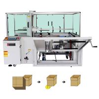 China Plastic Packaging Material Fully Automatic Box Case Carton Erector With Bottom Sealer for sale