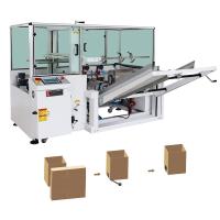 China Plastic Packaging Material Fully Automatic Box Case Carton Erector With Bottom Sealer for sale