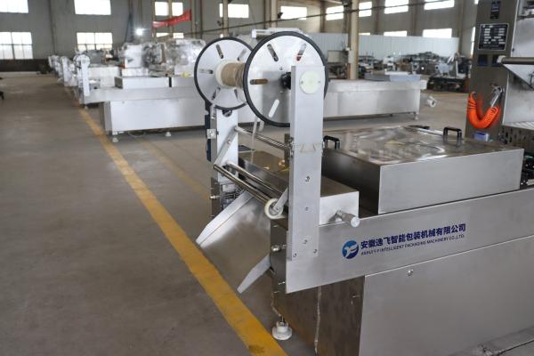 Quality Form Container Frozen Fish Vacuum Thermoforming Machine with Mitsubishi for sale
