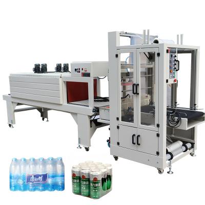 China PE Film Heat Tunnel Shrink Stretch Automatic Water PET Plastic Bottle Packing Machine for sale