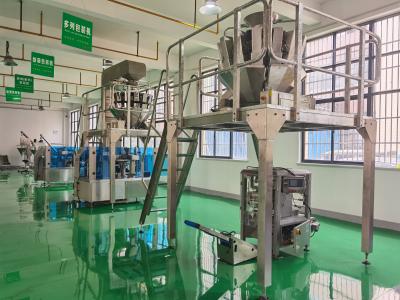 Quality 10 Weigh Heads Fill Roll Vertical Packing Machine for Peanut Twist Snack Candy for sale