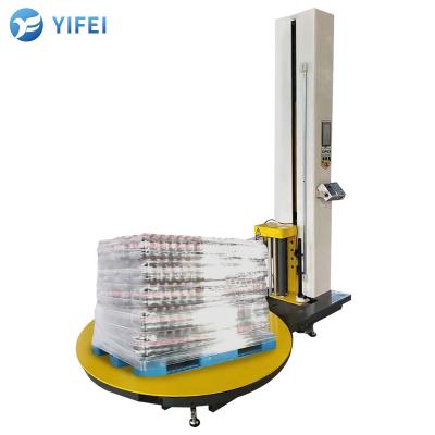 Cina Tessile Automatic Stretch Wrap Turntable Machine 2600*1500*2550mm per l'imballaggio liscio in vendita