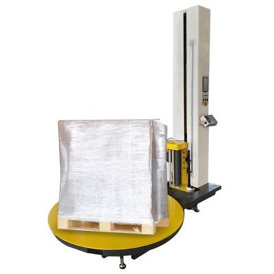 China Fully Automatic Pallet Wrapping Machine with 300% Pre-Stretch Rate and CE Certificate for sale