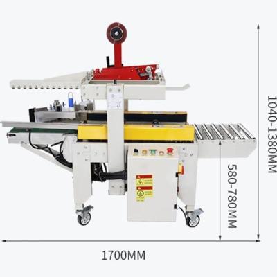 China Easy to Operate Automatic High Speed Box Sealing and Labeling Machine for Small Carton Boxes for sale