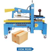 China Fully Automatic Case Box Carton Erector with Auto Flaps Folding and Sealing Solution for sale