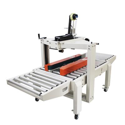 Cina Compatta e resistente semiautomatica angolo laterale bordo cartone scatola di nastro di sigillamento macchina in vendita