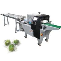 China Servo Control System Flow Pack Vegetable Fruit Mushroom Vegetable Potato Packing Machine for sale