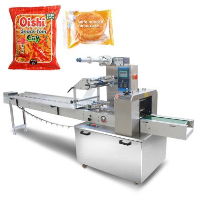 Quality Servo Control System Flow Pack Vegetable Fruit Mushroom Vegetable Potato Packing for sale