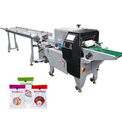 China Horizontal Bun Packaging Type Automatic Pastry Pies Packaging Machine with Printing for sale