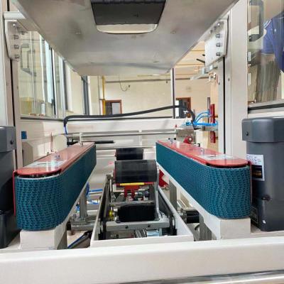 China 1900x2080x1492mm Semi-automatic Packing Line Carton Erecting Forming Sealing Machine for sale