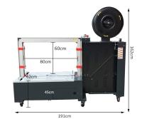 China Carton Box Packing Machine Semi-Automatic Tying Strapping Machine for Sealing Boxes for sale