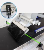 China Suitable Size ≤300mm High Speed Vertical Automatic Scratch Card PE Bag Labeling Machine for sale