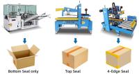 China Paper Packaging Fully Automatic Cardboard Box Erector Flaps Fold Robot Palletizer PLC for sale