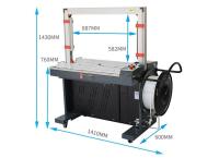 China Case Packaging Type Strapping Machine for 2022 Semi-Automatic Carton Tying/PP Electric for sale