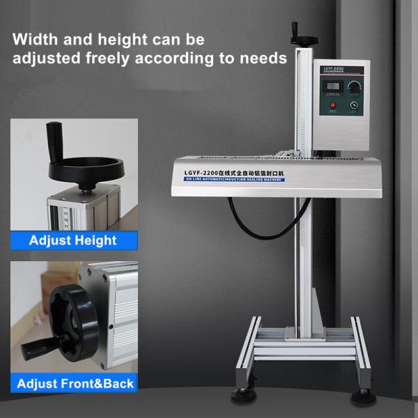 Quality YF-2200 Automatic Continuous Induction Aluminum Foil Lid Sealing Machine for for sale