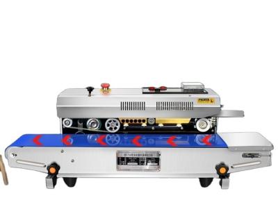 China Commerciële horizontale plastic filmzakken Warmteverzegelingsmachine met verzegelingsbreedte 5-14 mm Te koop