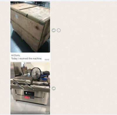 Cina Macchina per imballaggio a vuoto di carne con soluzione di sigillante a vuoto continuo a doppia camera in vendita
