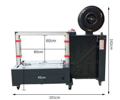 Cina 80 kg di carico di cuscinetto Macchina semiautomatica per la cinghiazione con velocità di cinghiazione di 2,5/s in vendita