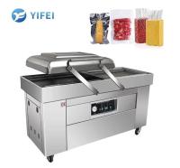 China Electric Driven Dz600 Fish Vegetable Vacuum Packaging Machine with Double Chamber for sale
