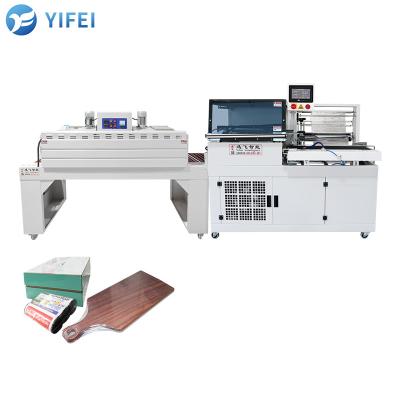 Cina POF Film di plastica termico di sigillo di avvolgimento di imballaggio tunnel di imballaggio termico L bar sigillante termico di ristretto di avvolgimento macchina in vendita