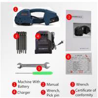 China Automatic Grade Automatic Handheld PP PET Strapping Machine Tools Plastic Steel Baler for sale